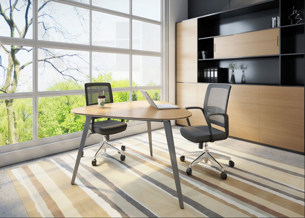 Neo Series - Triangular Meeting Table | The Furniture Label